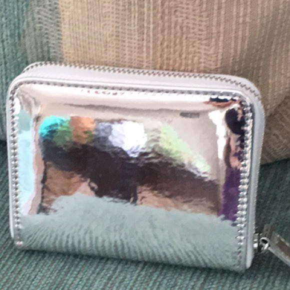 Swarovski | Bags | Swarovski Crystal Metallic Wallet | Poshmark